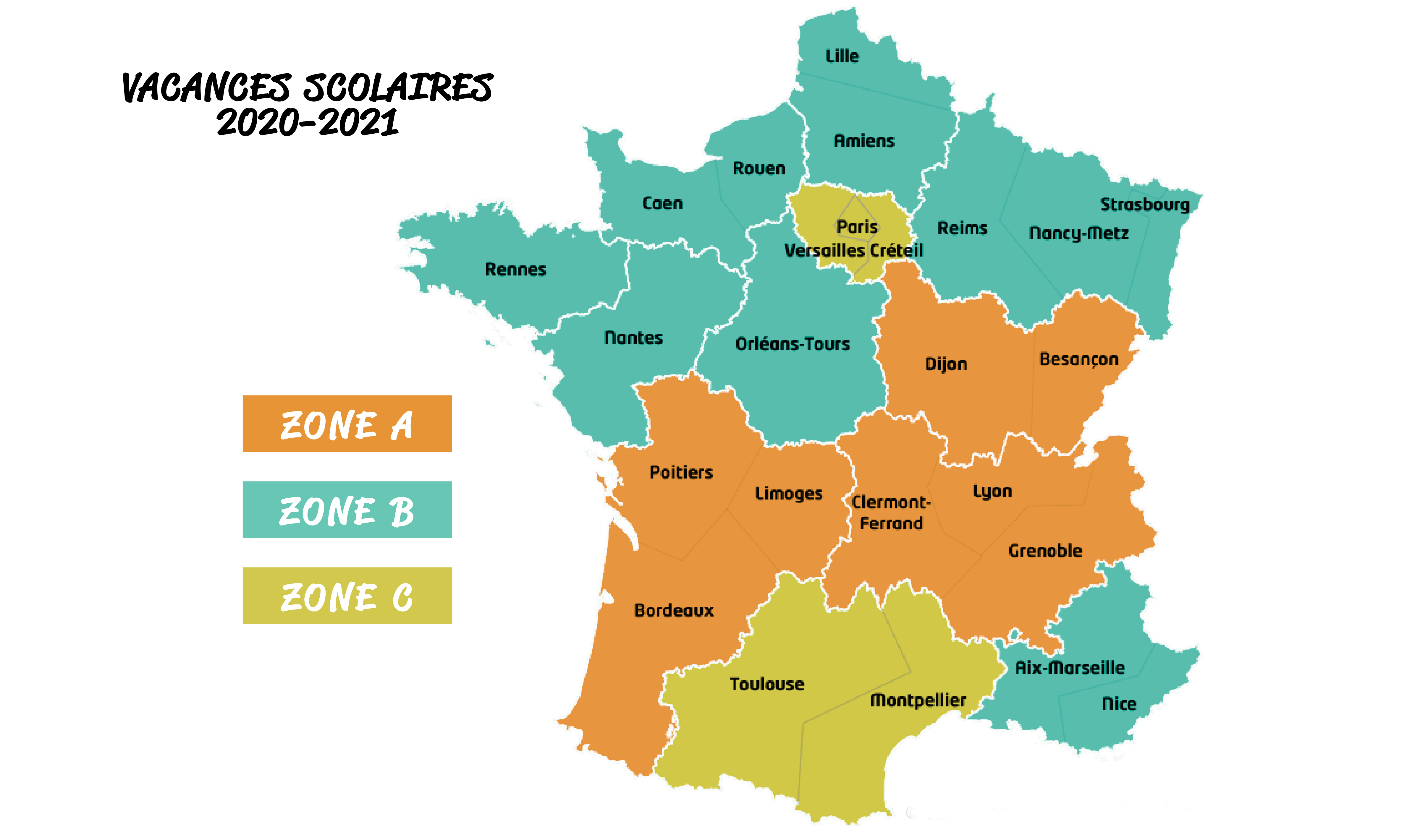 Les Zones De Vacances – Quelle Zone Vacances Scolaires – RQHSTJ