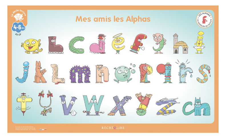 La méthode de lecture des Alphas, pour apprendre à lire de façon ...
