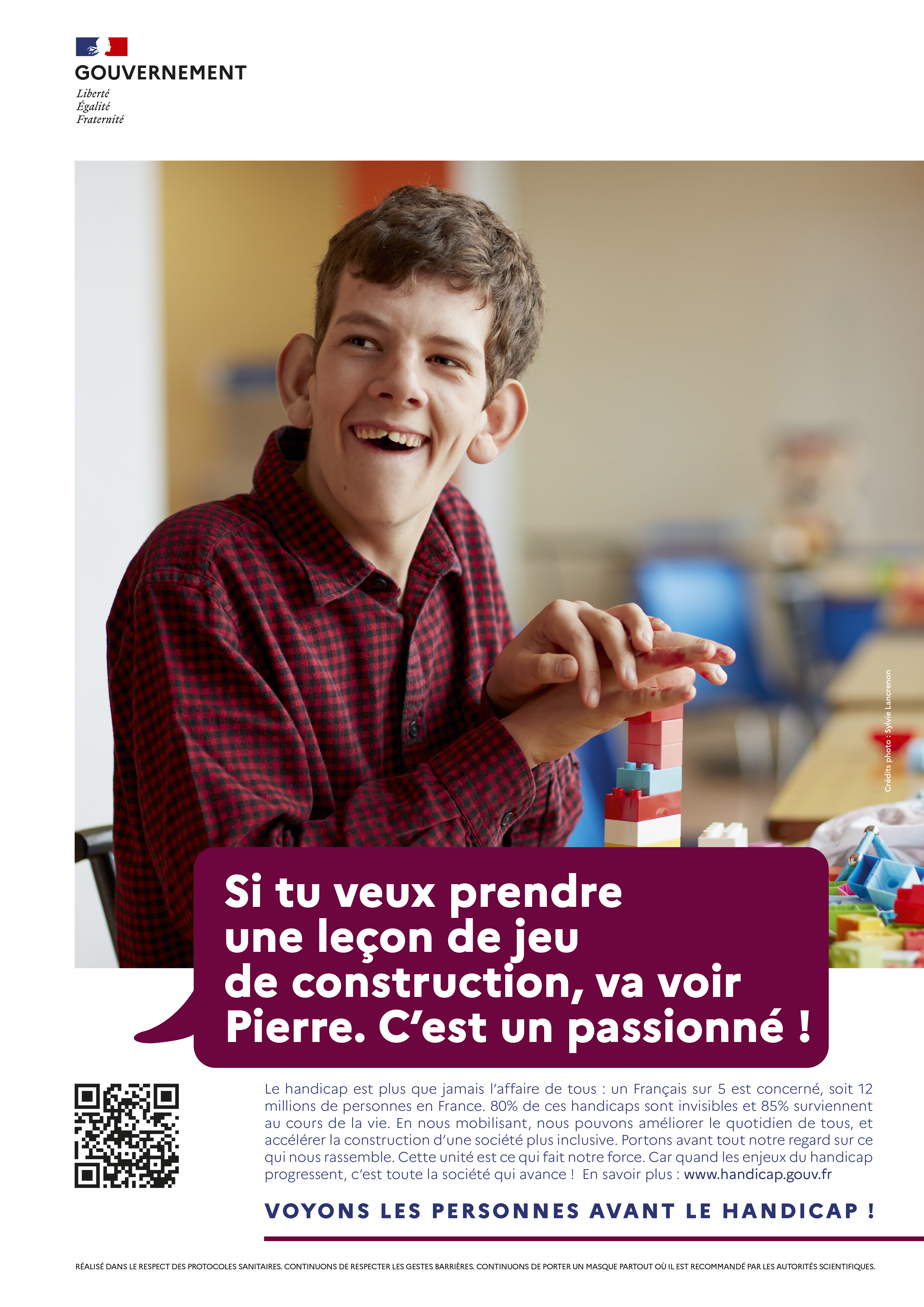 Handicap : une campagne du gouvernement veut faire changer de regard ...