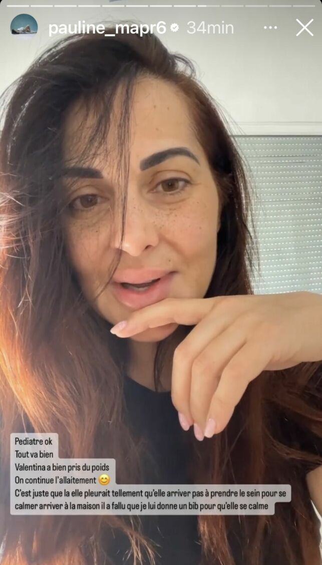 Pauline (Mariés au premier regard) inquiète pour sa fille Valentina ...