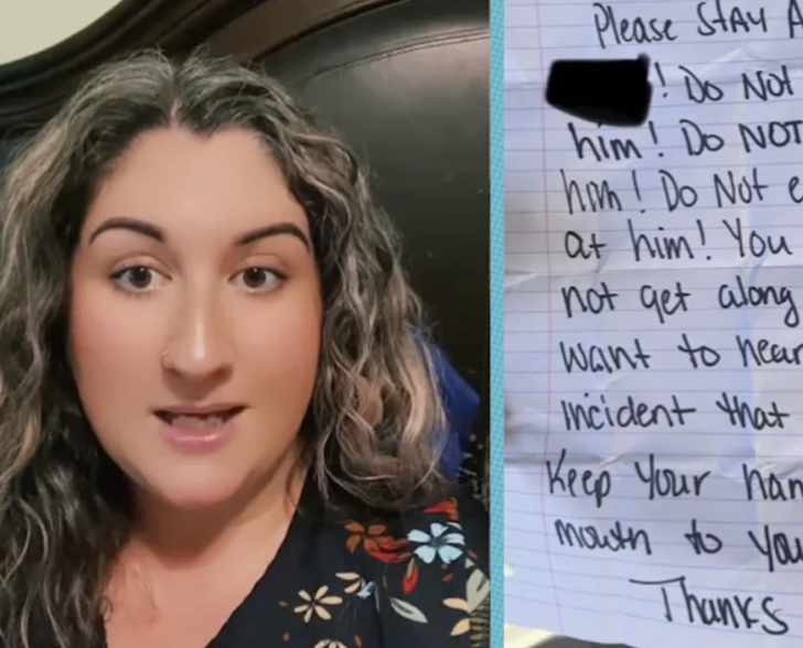 « Ne le touche pas ! Ne le regarde même pas ! » : la lettre honteuse de ...