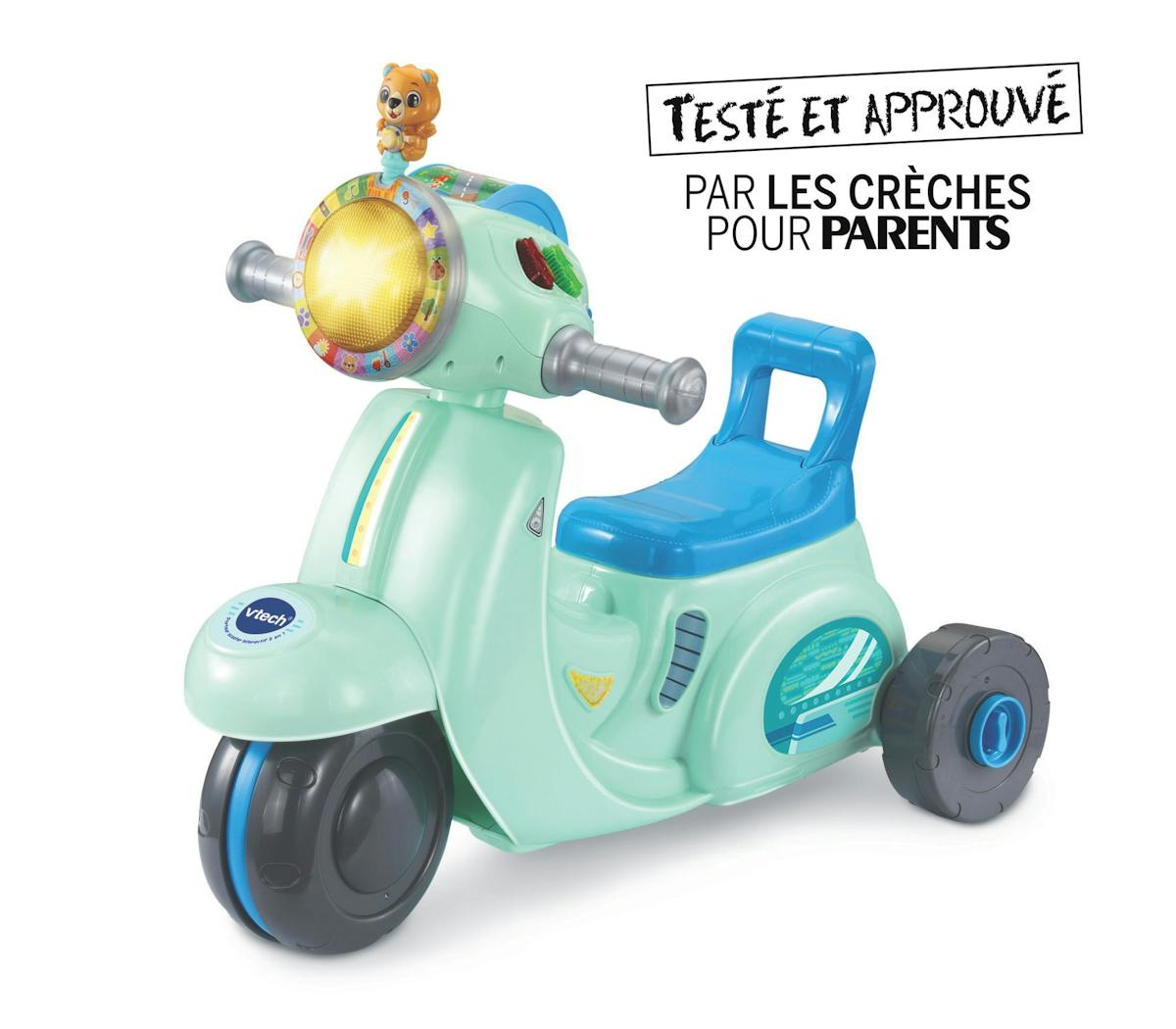 Porteur scooter interactif 3-en-1 de chez VTECH | Parents.fr